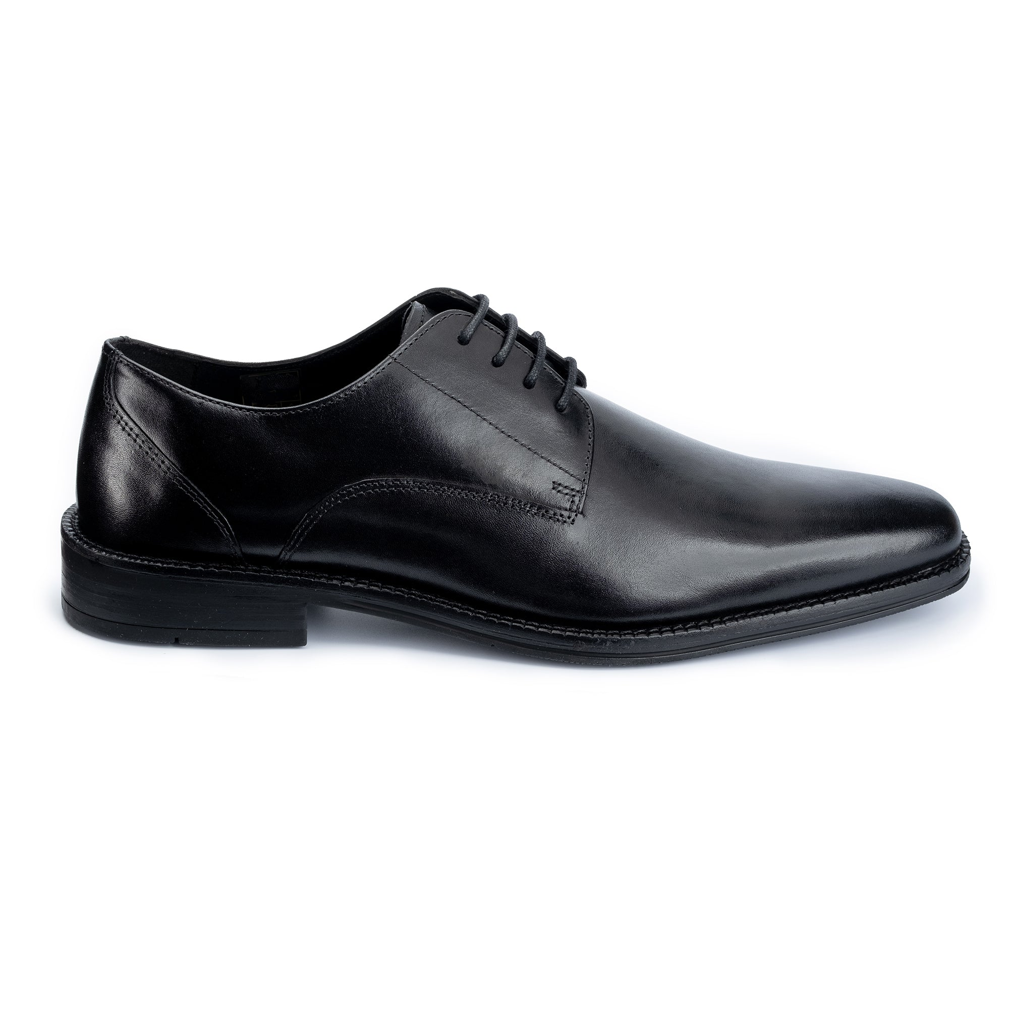 Rudd Black Derby Shoes – John White
